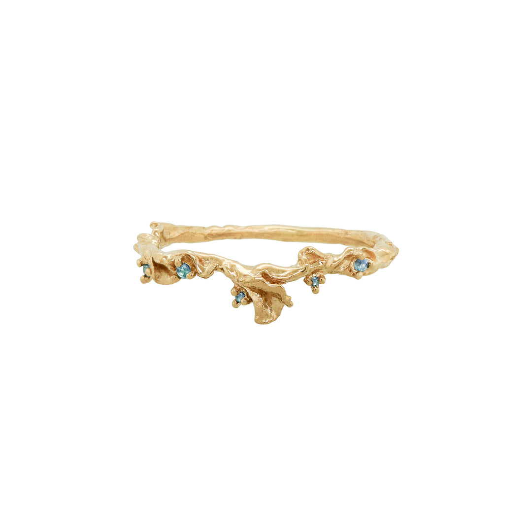 Sapphire Evening Fleur Ring – Laurie Fleming Jewellery