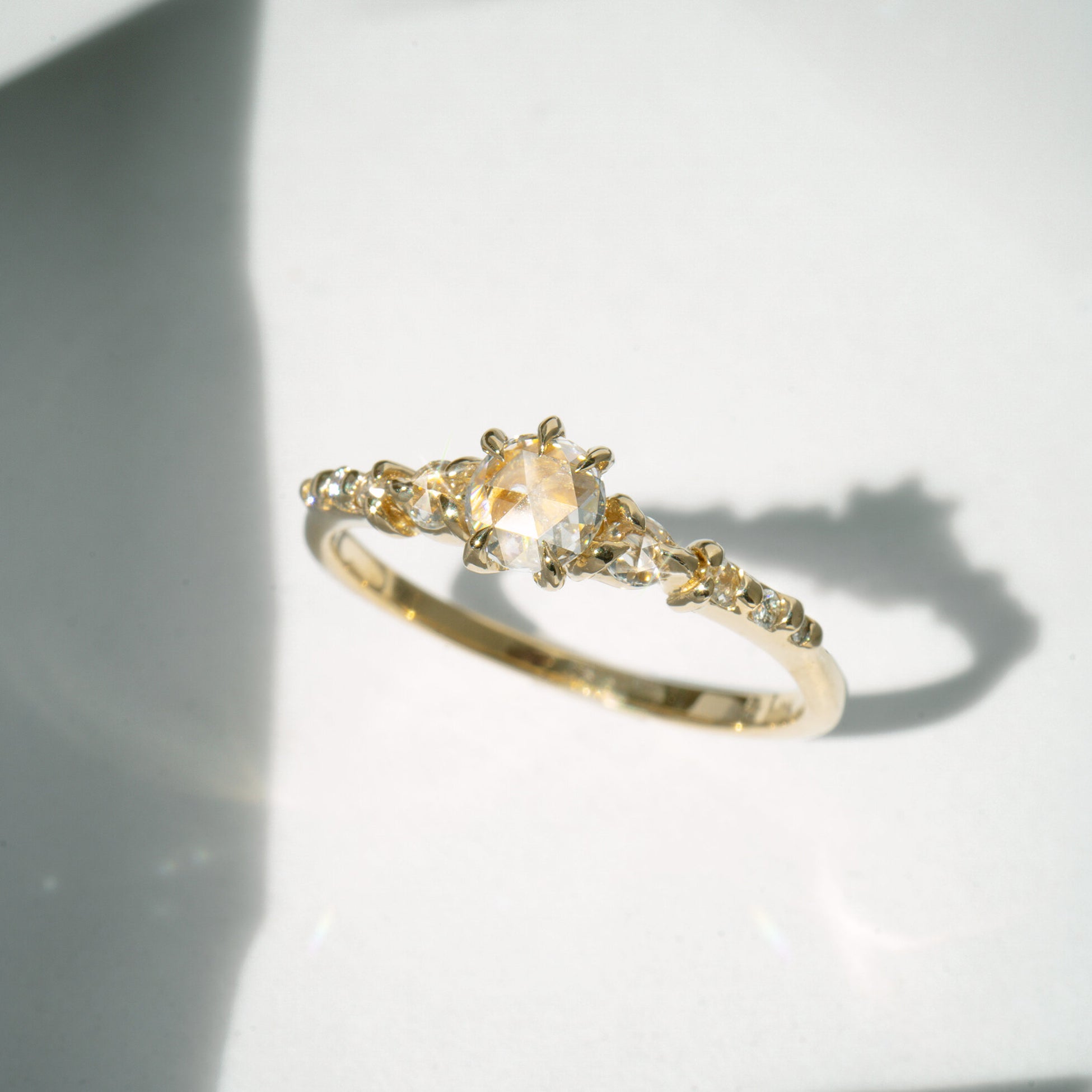 Romantic, Vintage-Inspired Rose Cut Diamond Cyndra Ring, Supreme ...