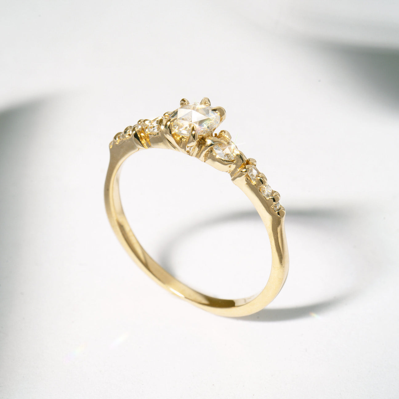 Romantic, Vintage-Inspired Rose Cut Diamond Cyndra Ring, Supreme ...