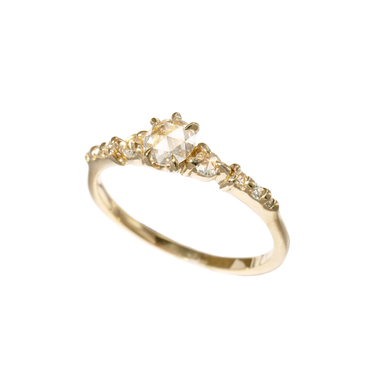 Romantic, Vintage-Inspired Rose Cut Diamond Cyndra Ring, Supreme ...