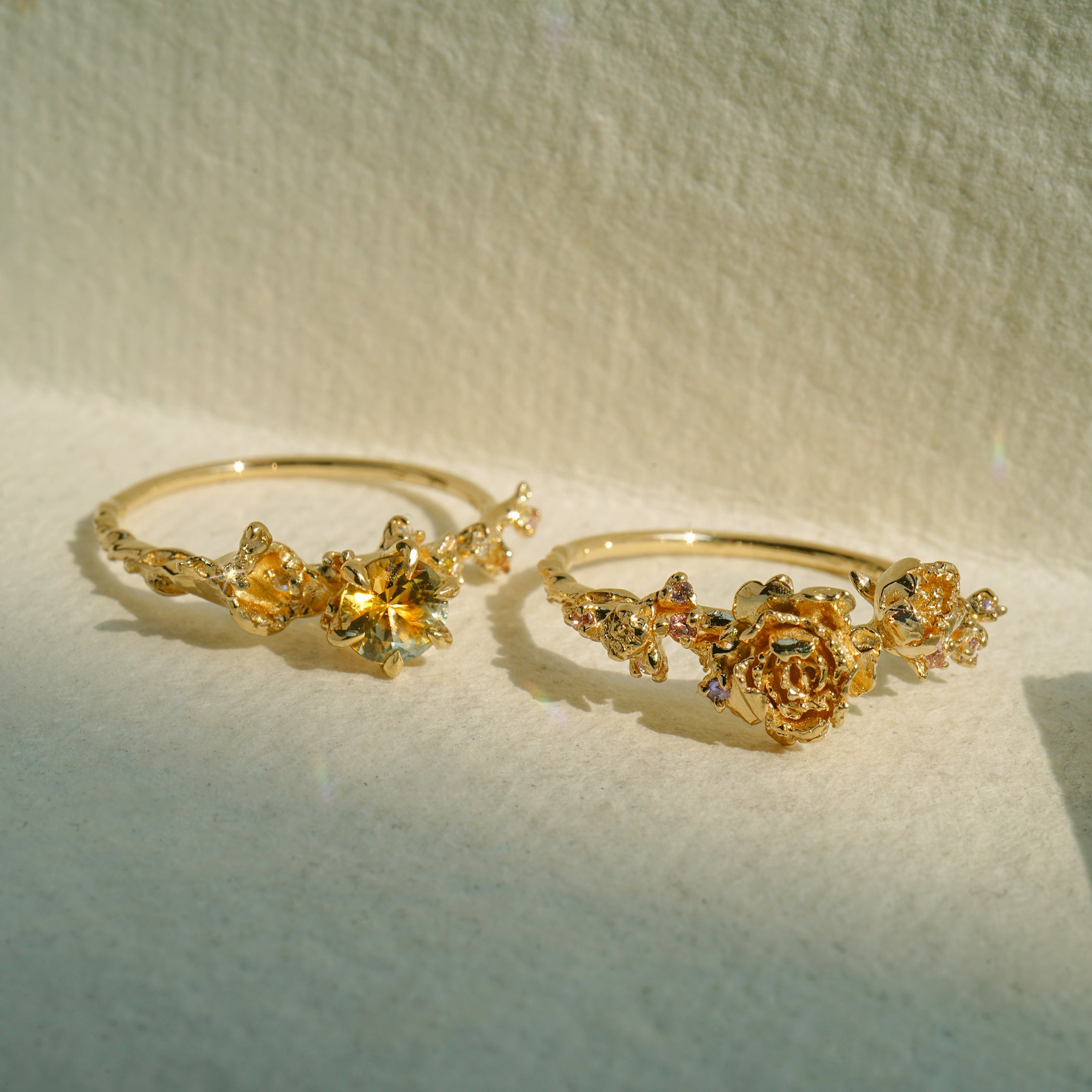 Create your own Custom One of a Kind Handmade Asrai Garden Floral Ring ...